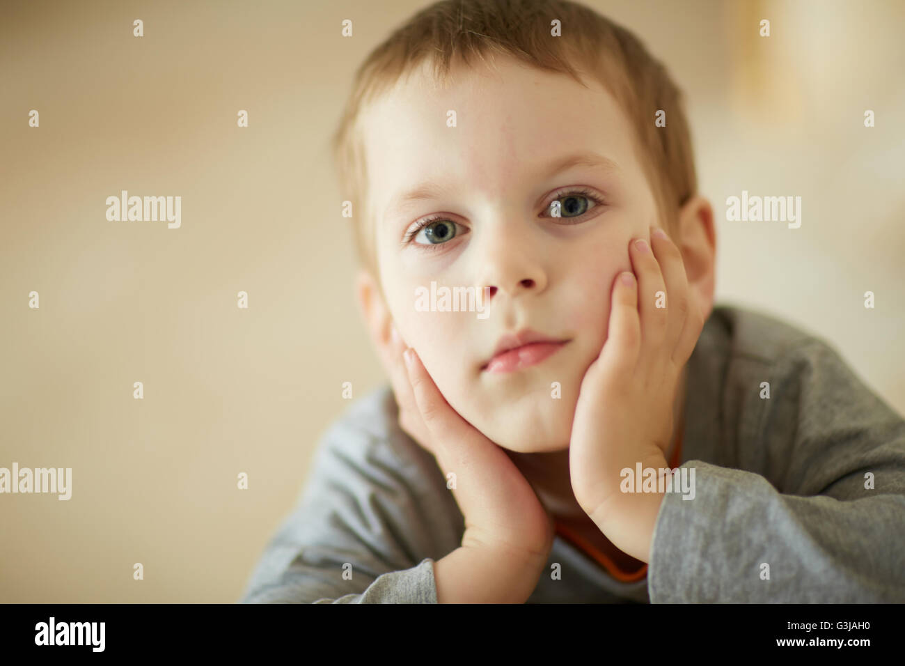 portrait of a boy Stock Photo - Alamy