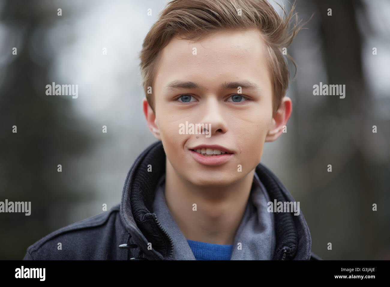 portrait of a man on the nature Stock Photo - Alamy
