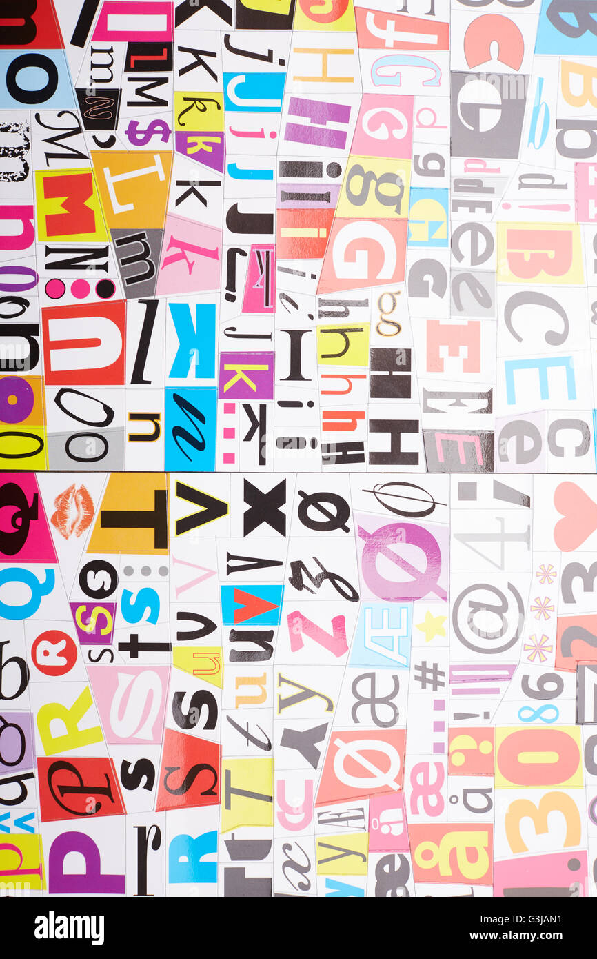 Magazine clippings hi-res stock photography and images - Alamy