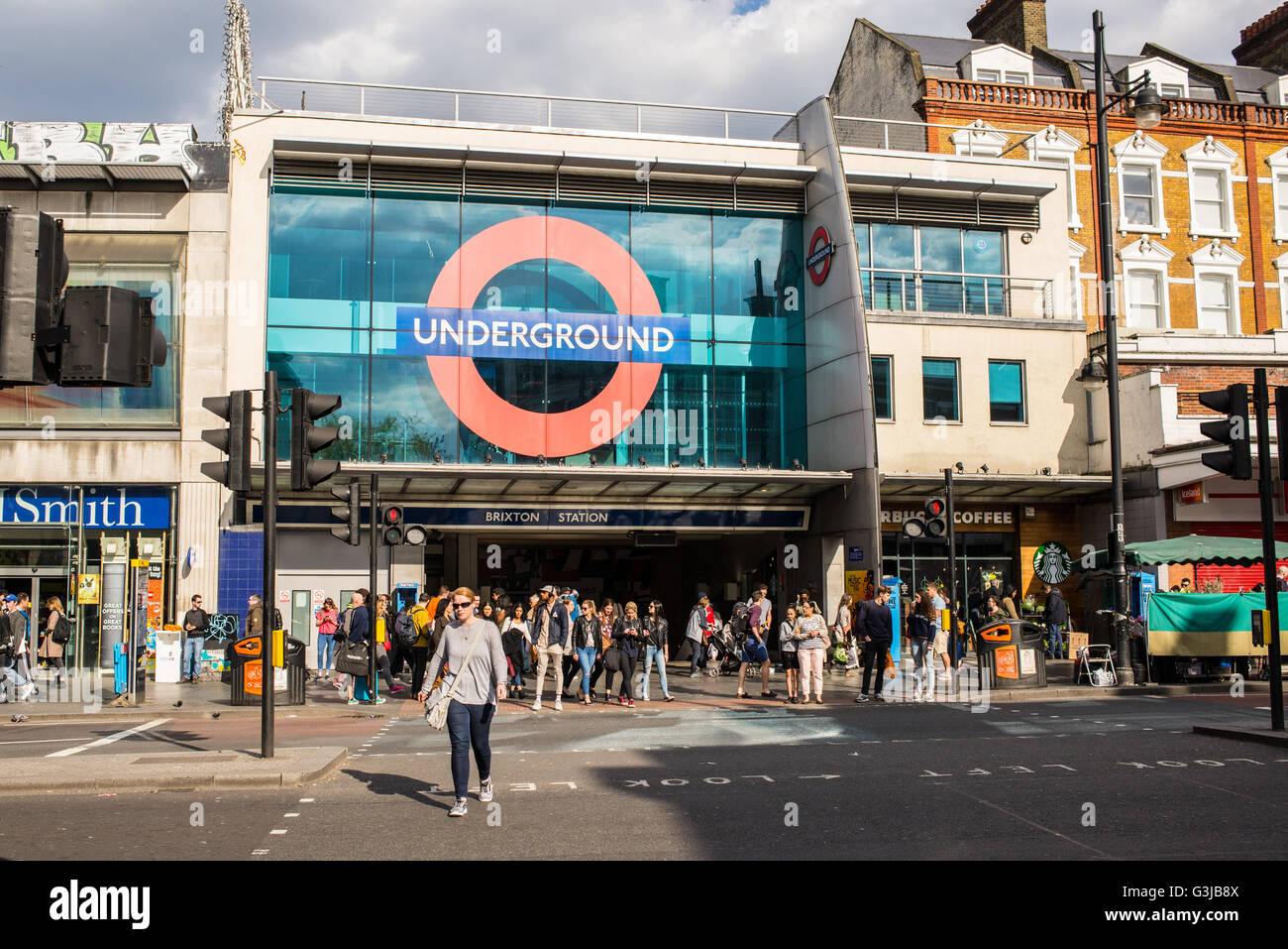 Brixton tube station hi-res stock photography and images - Alamy