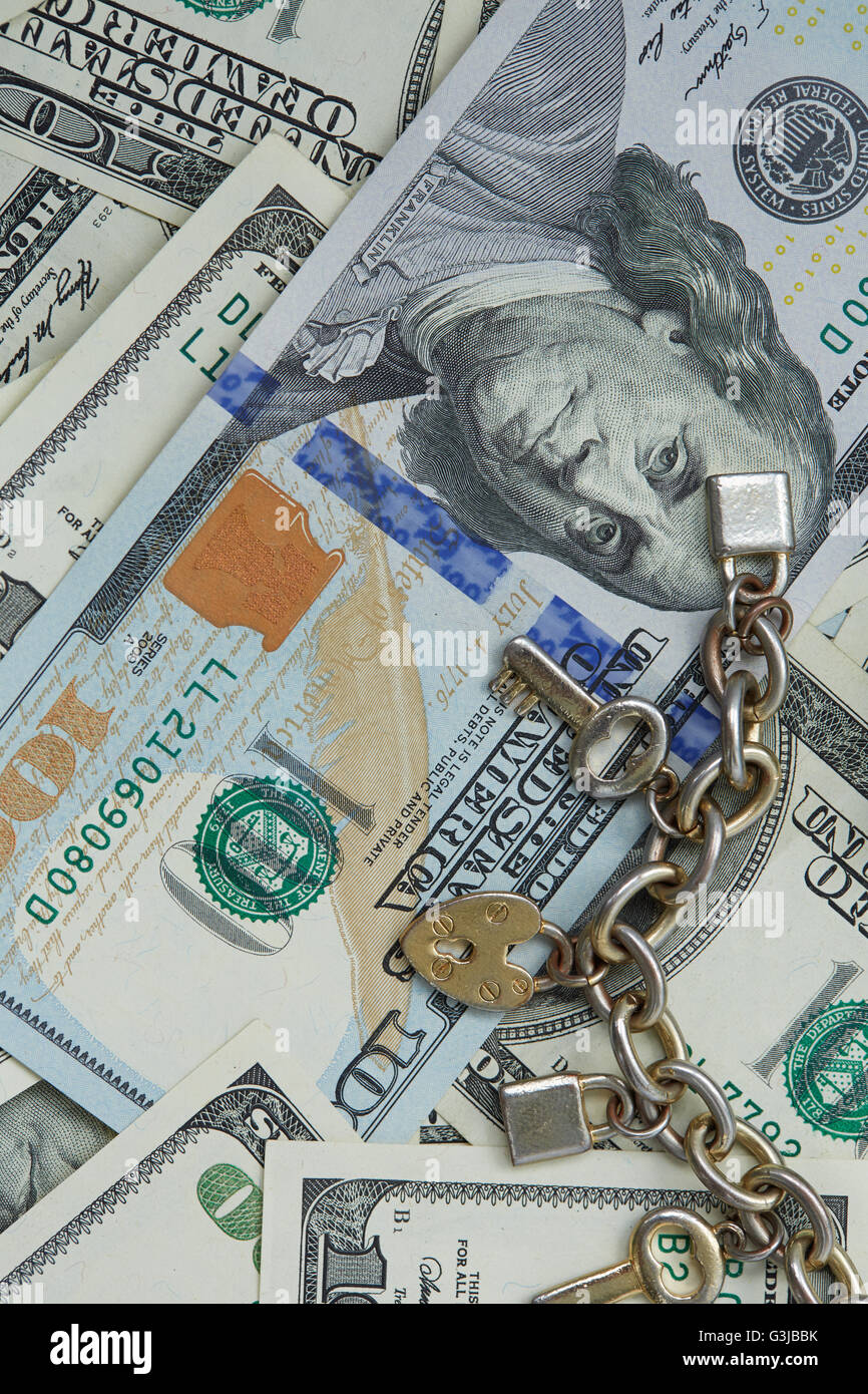 money - keys and locks Stock Photo - Alamy