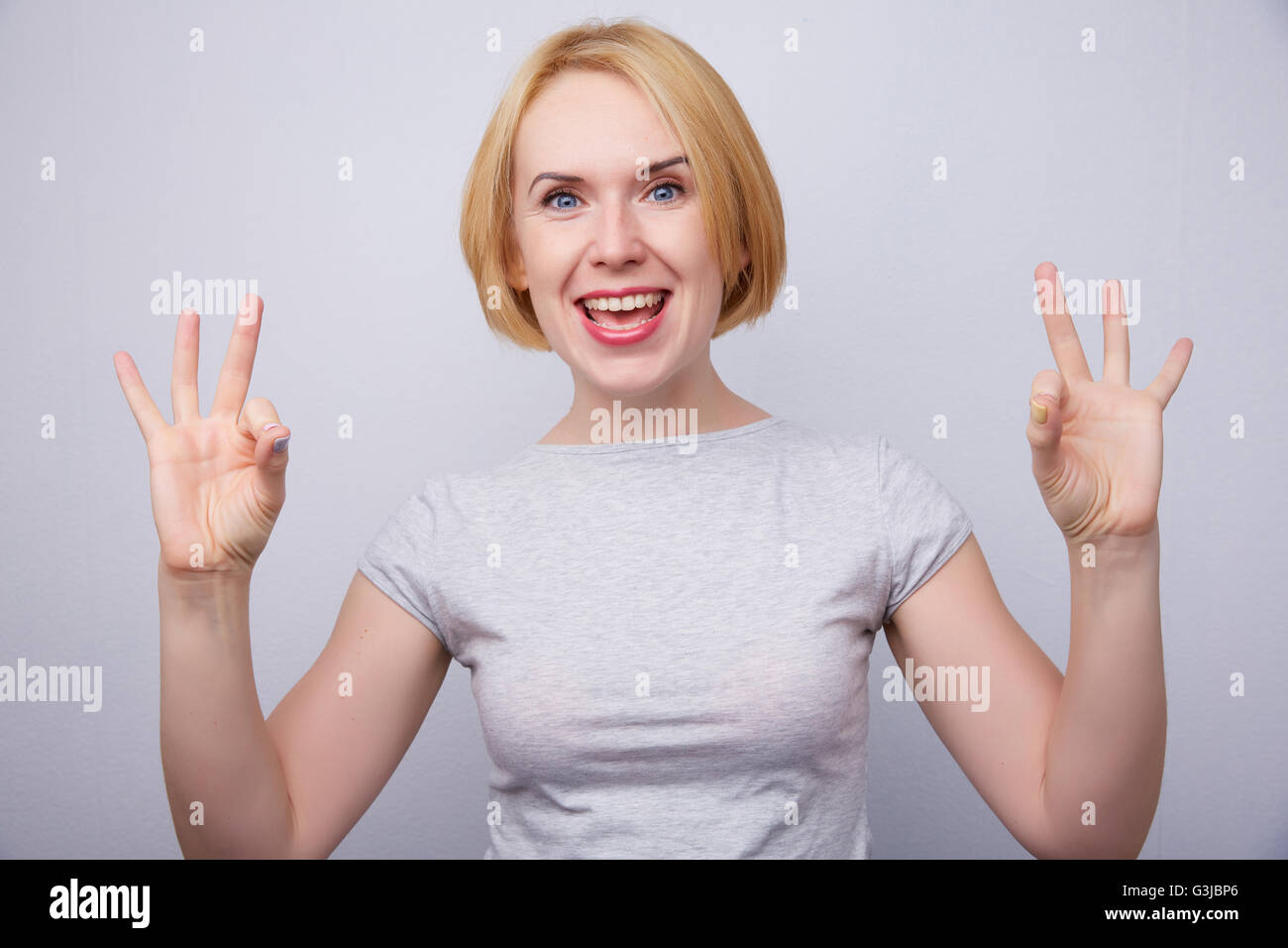 woman all okay Stock Photo - Alamy