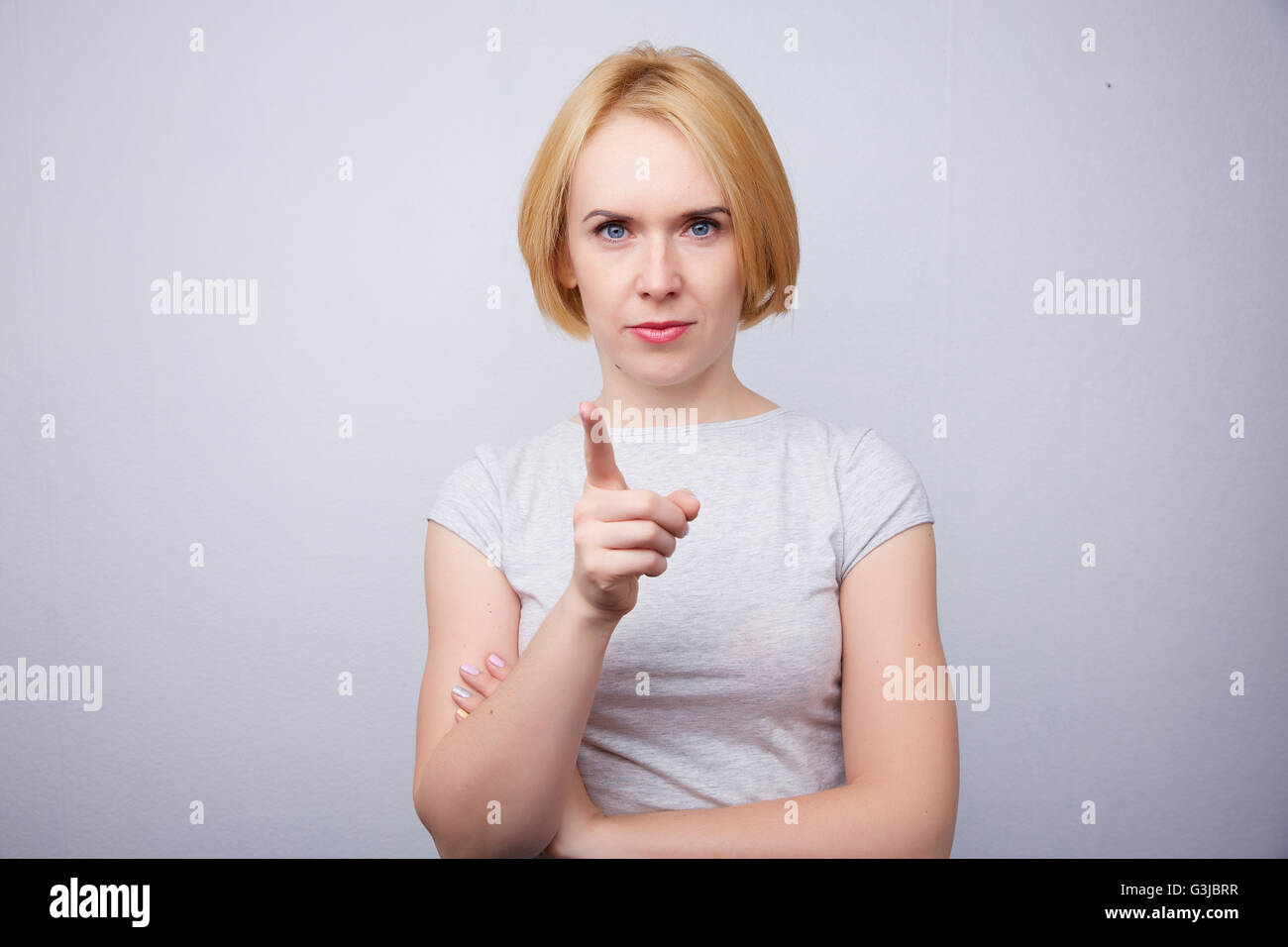 woman had the idea Stock Photo - Alamy