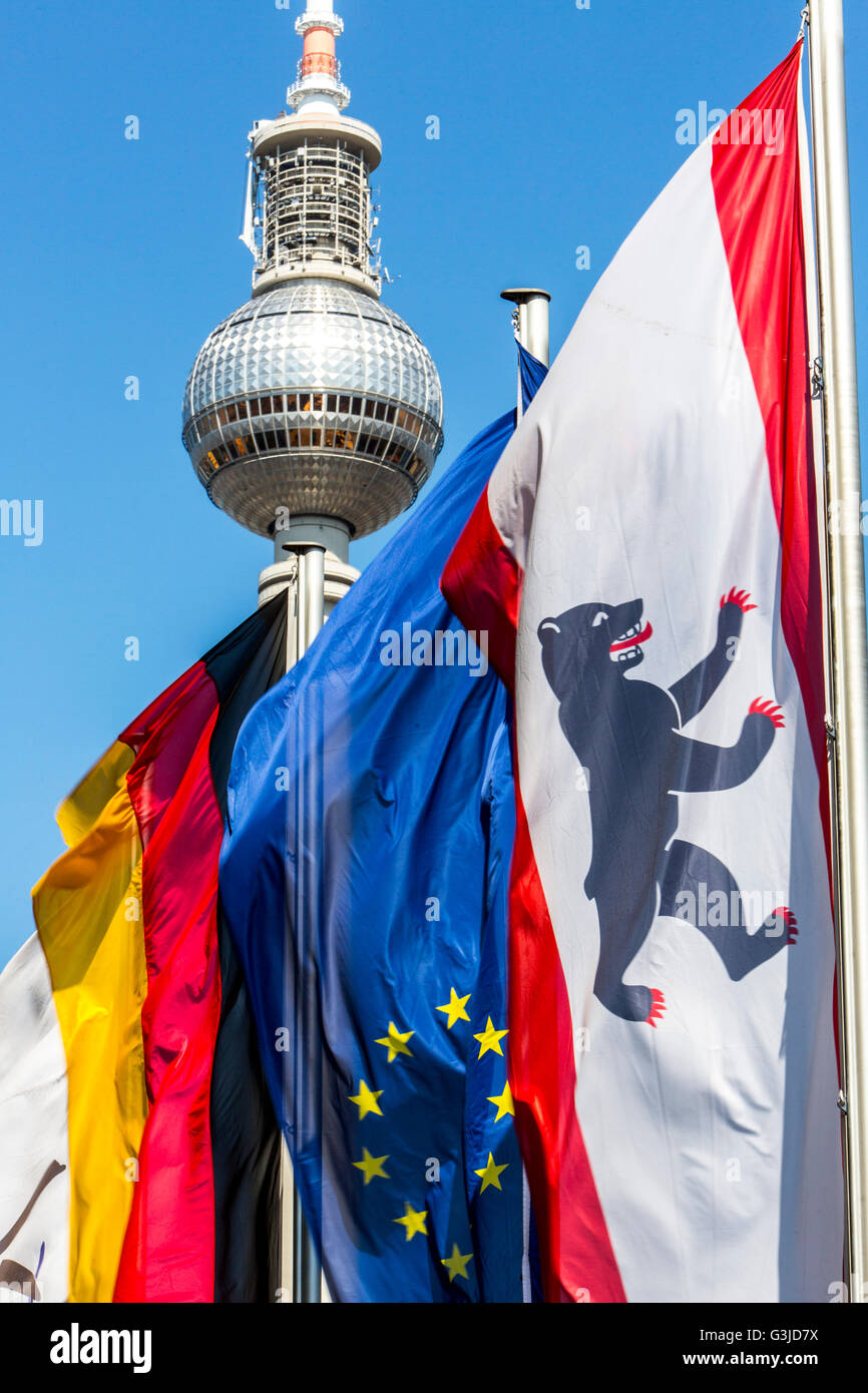 Berliner stadtflagge hi-res stock photography and images - Alamy