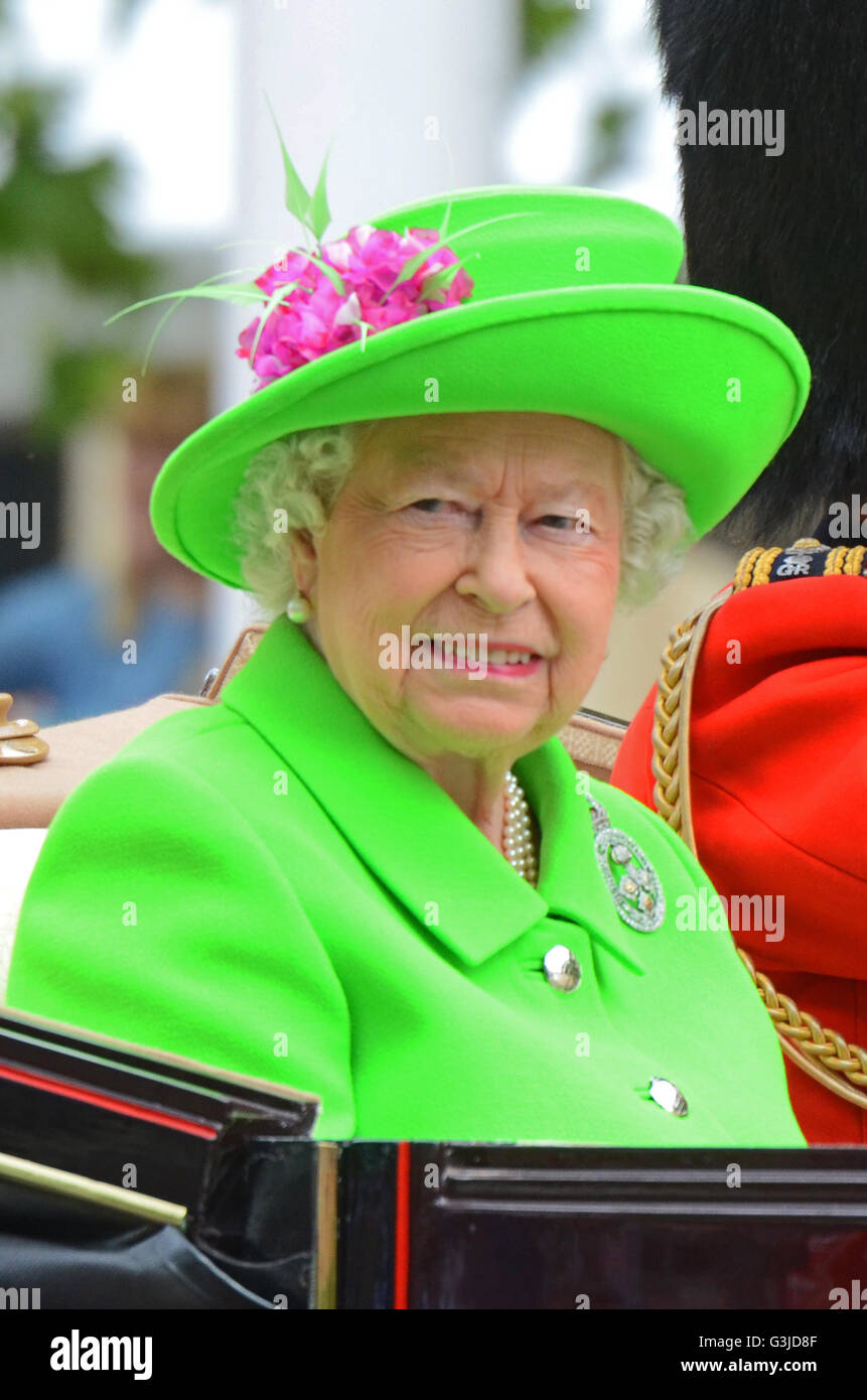 Queen. Trooping the Colour 2016 saw the Colour trooped by No.7 Company ...