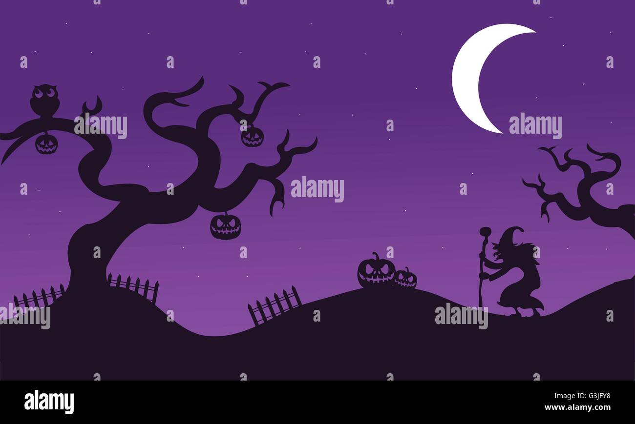 Set of Halloween withc banners Stock Vector Image & Art - Alamy
