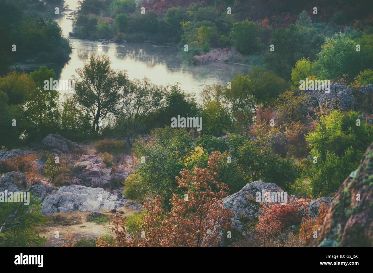 Rural autumn landscape Stock Photo - Alamy