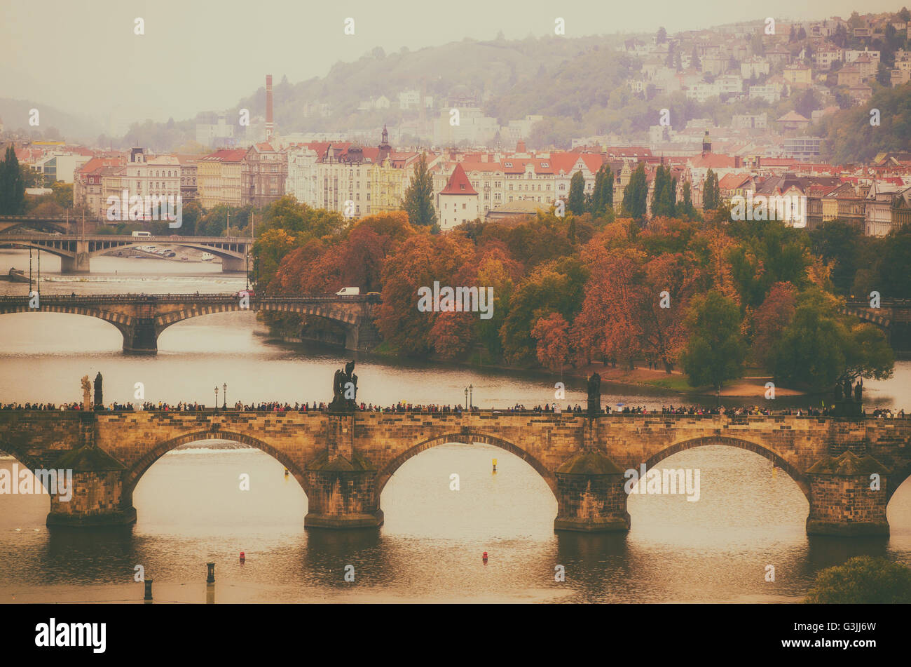 Center of Prague Stock Photo - Alamy