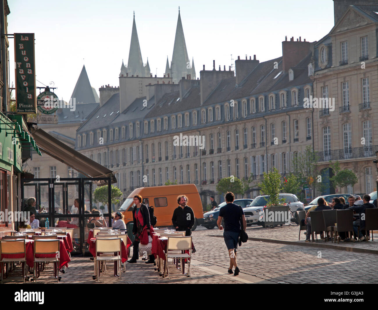 Place Saint-Sauveur in the old central quarter of Caen, France Stock ...