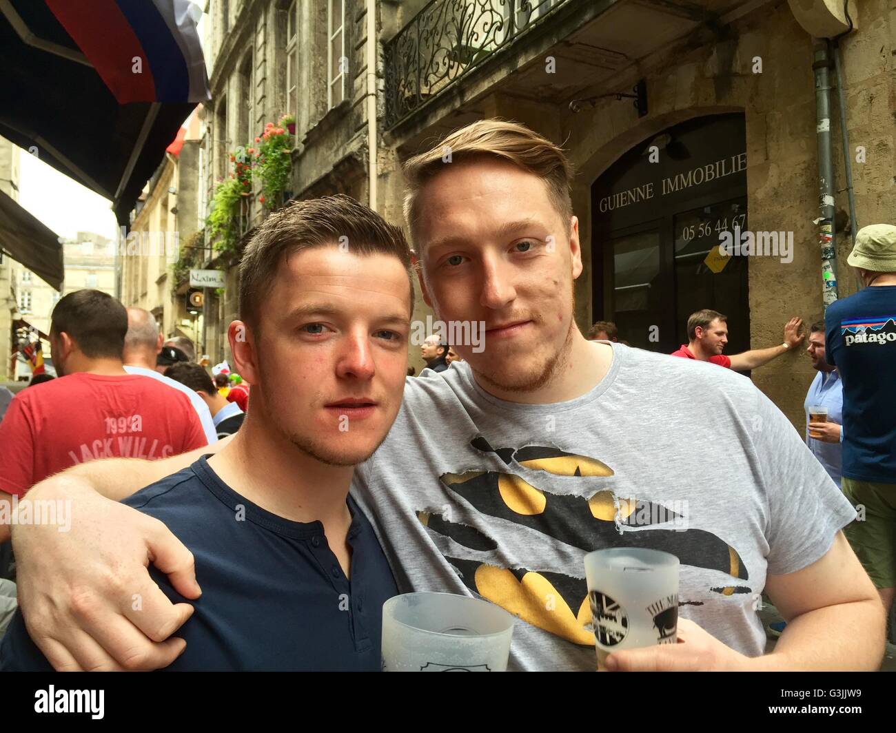 Callum McQuilling (left) and Michael Pugh, both 25, of Blaenau ...