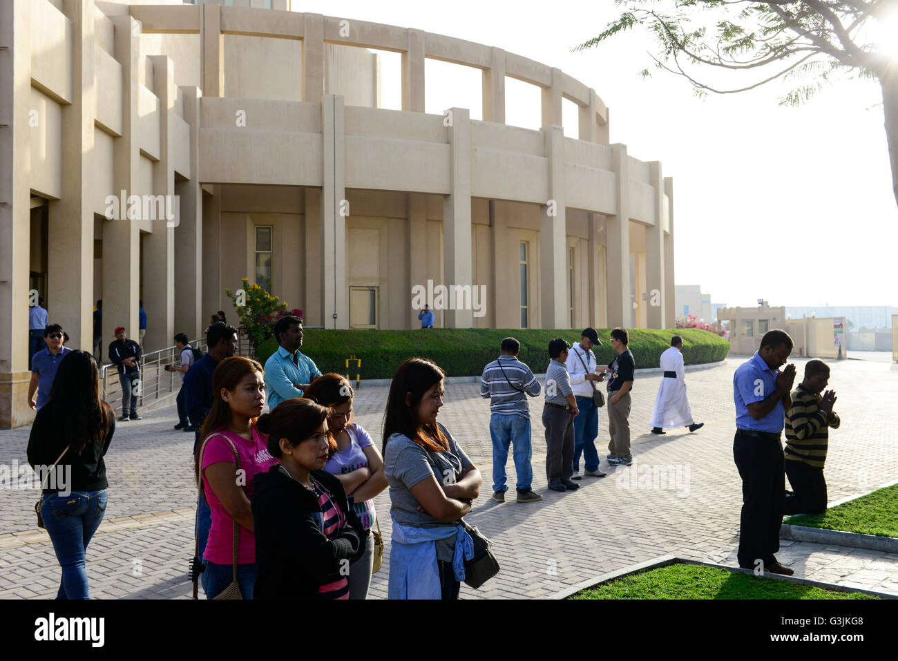Qatar doha religious complex churches hi-res stock photography and ...