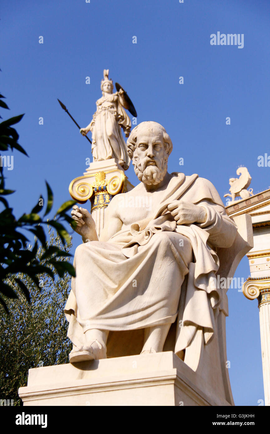 Platon sculpture hi-res stock photography and images - Alamy