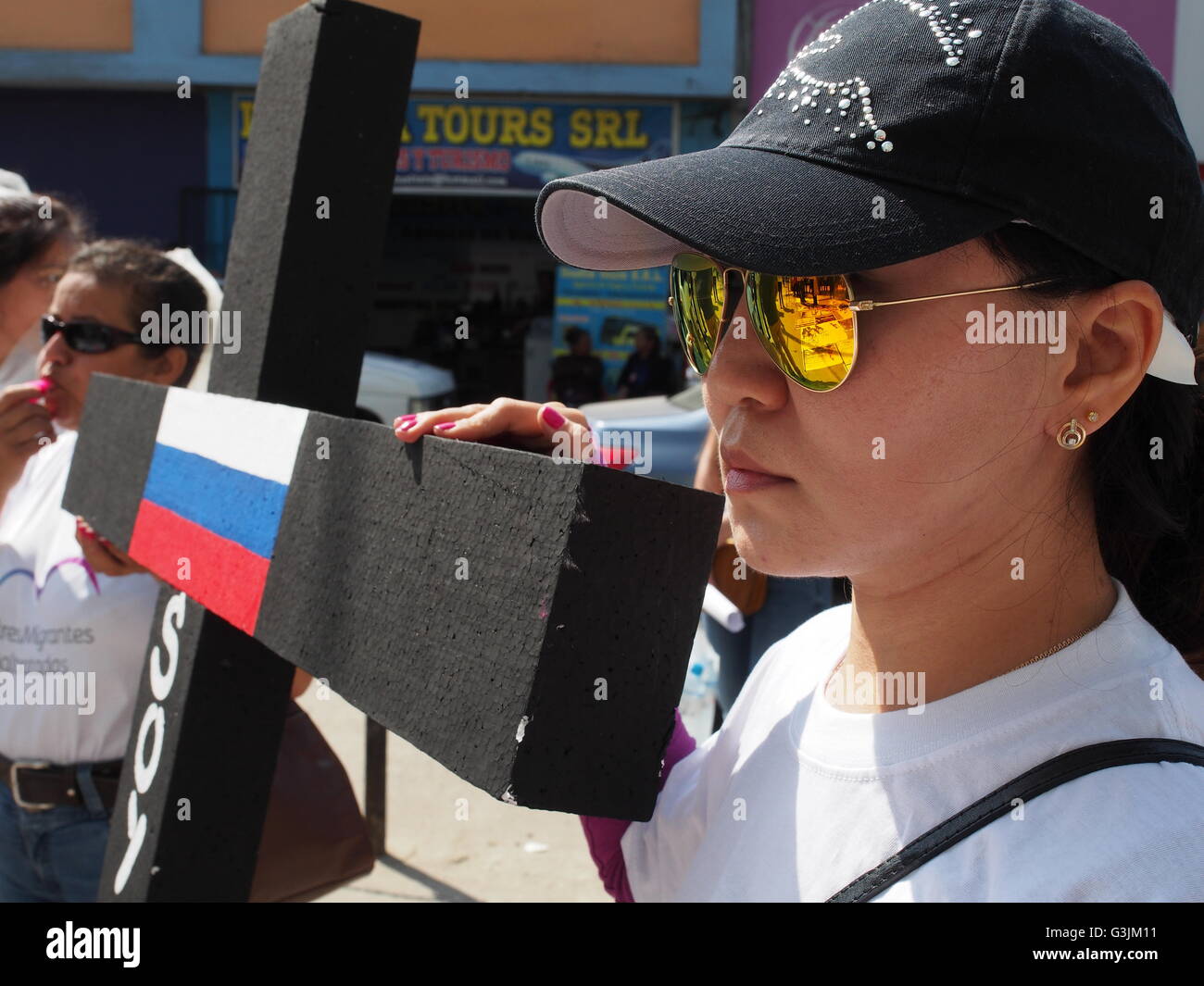 Lima, Peru. 06th May, 2016. Lima, May 6th, battered migrant mothers ...