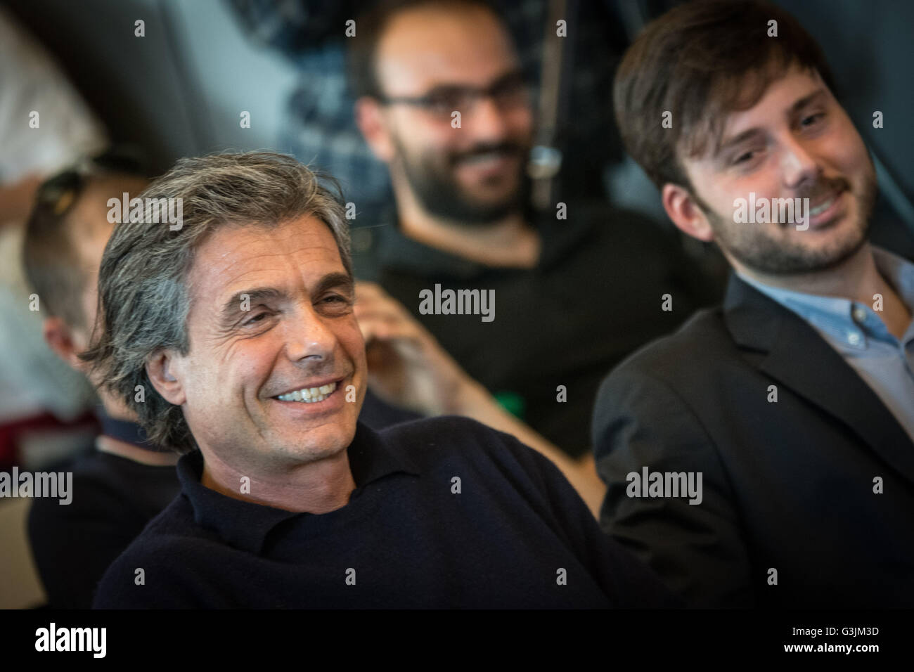Rome, Italy. 06th May, 2016. In the photo Alfio Marchini (L) and ...