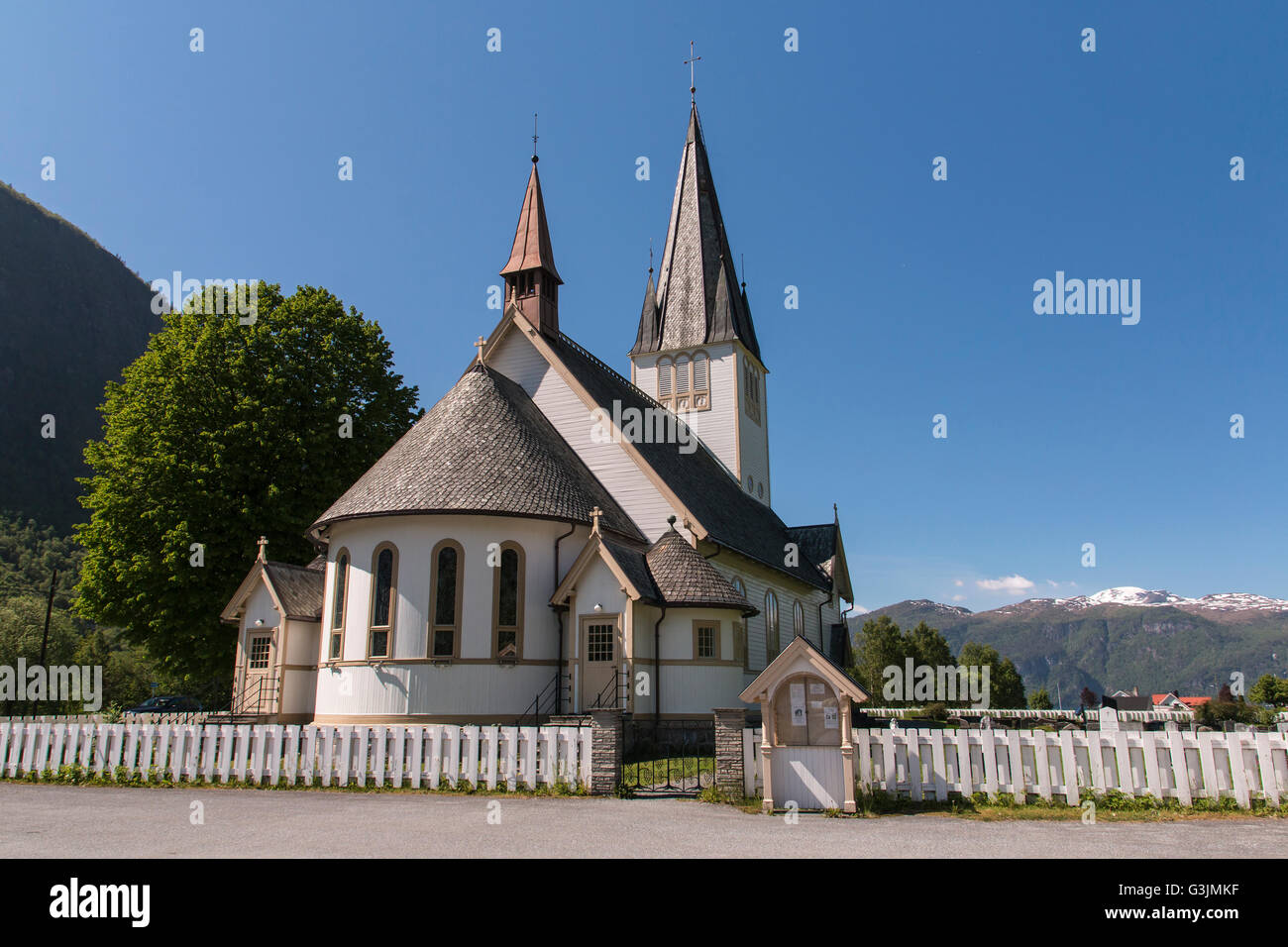 Stordal Church on golden route Ålesund, Ørskog, Linge, Valldal, Tafjord ...