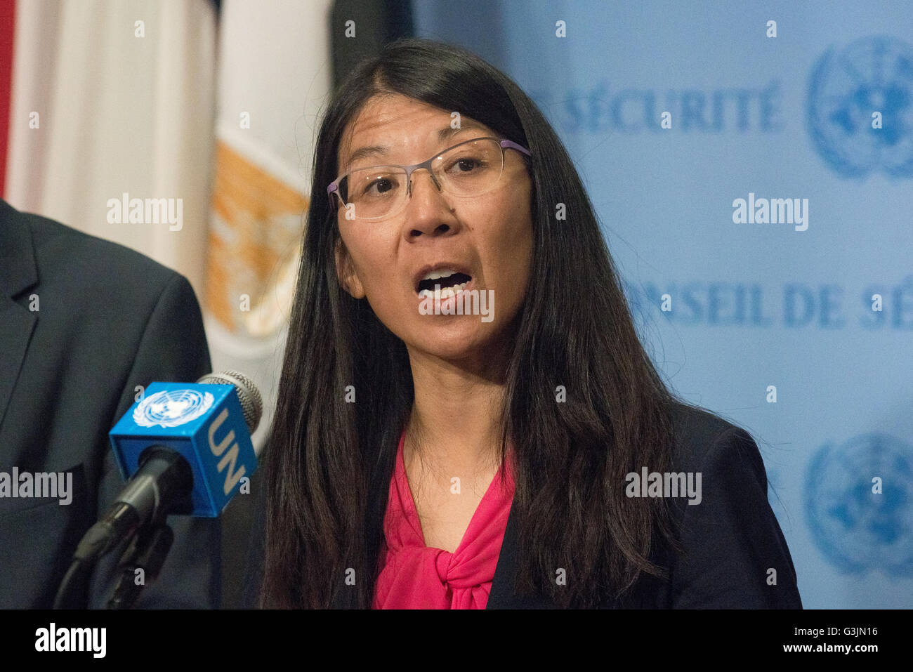 New York, United States. 03rd May, 2016. Joanne Liu speaks with the ...