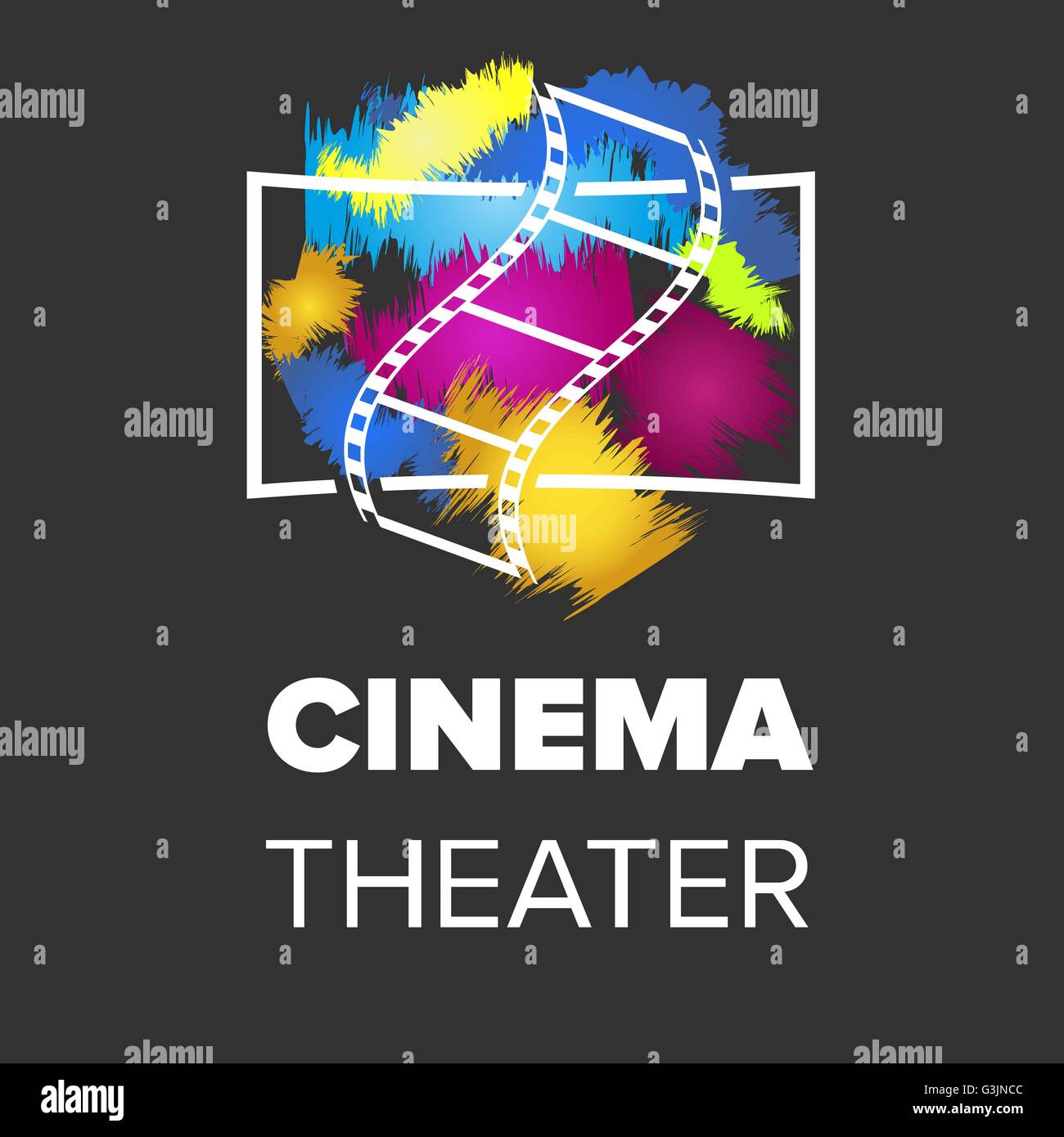 Cinema Hall Icon Stock Vector Image And Art Alamy