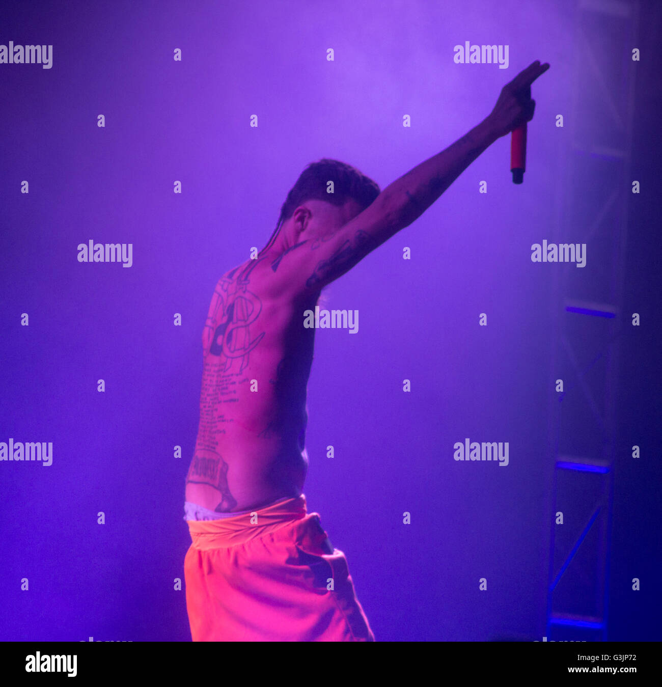 Bogota, Colombia. 11th Mar, 2016. Die Antwoord during on Estereo Picnic ...
