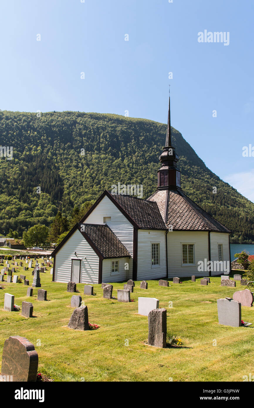 Norddal Church on golden route Ålesund, Ørskog,Stordal, Linge, Valldal ...
