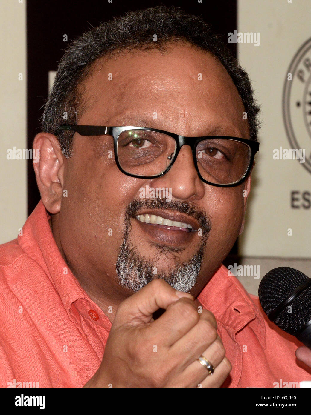 Kolkata, India. 22nd Apr, 2016. Narada News Editor Mathew Samuel meets ...