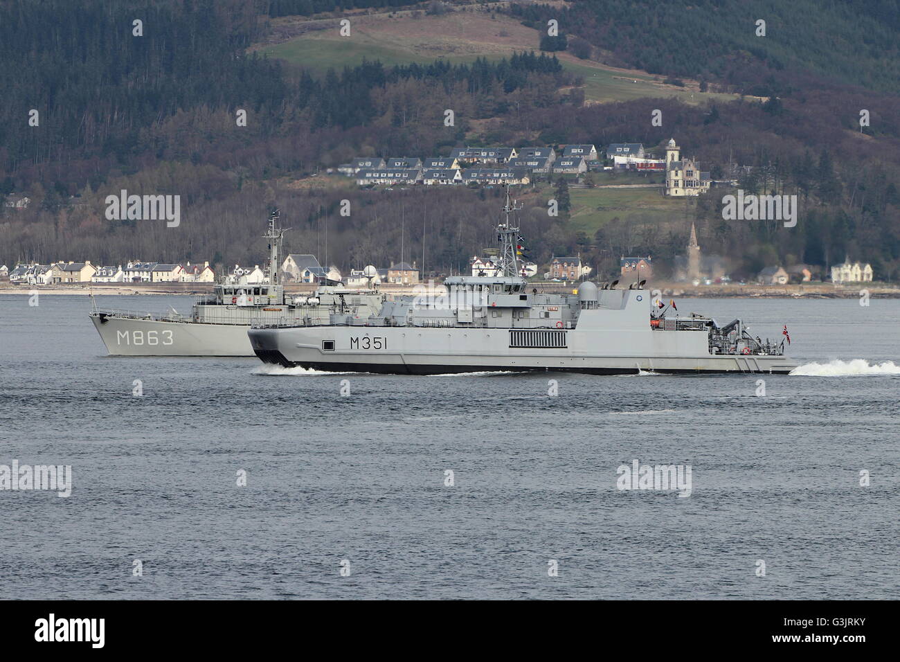 Royal norwegian navy alta class minesweeper hi-res stock photography ...