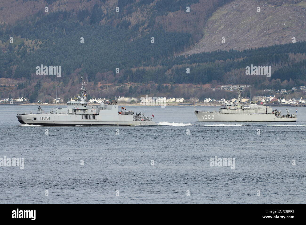 Royal norwegian navy alta class minesweeper hi-res stock photography ...
