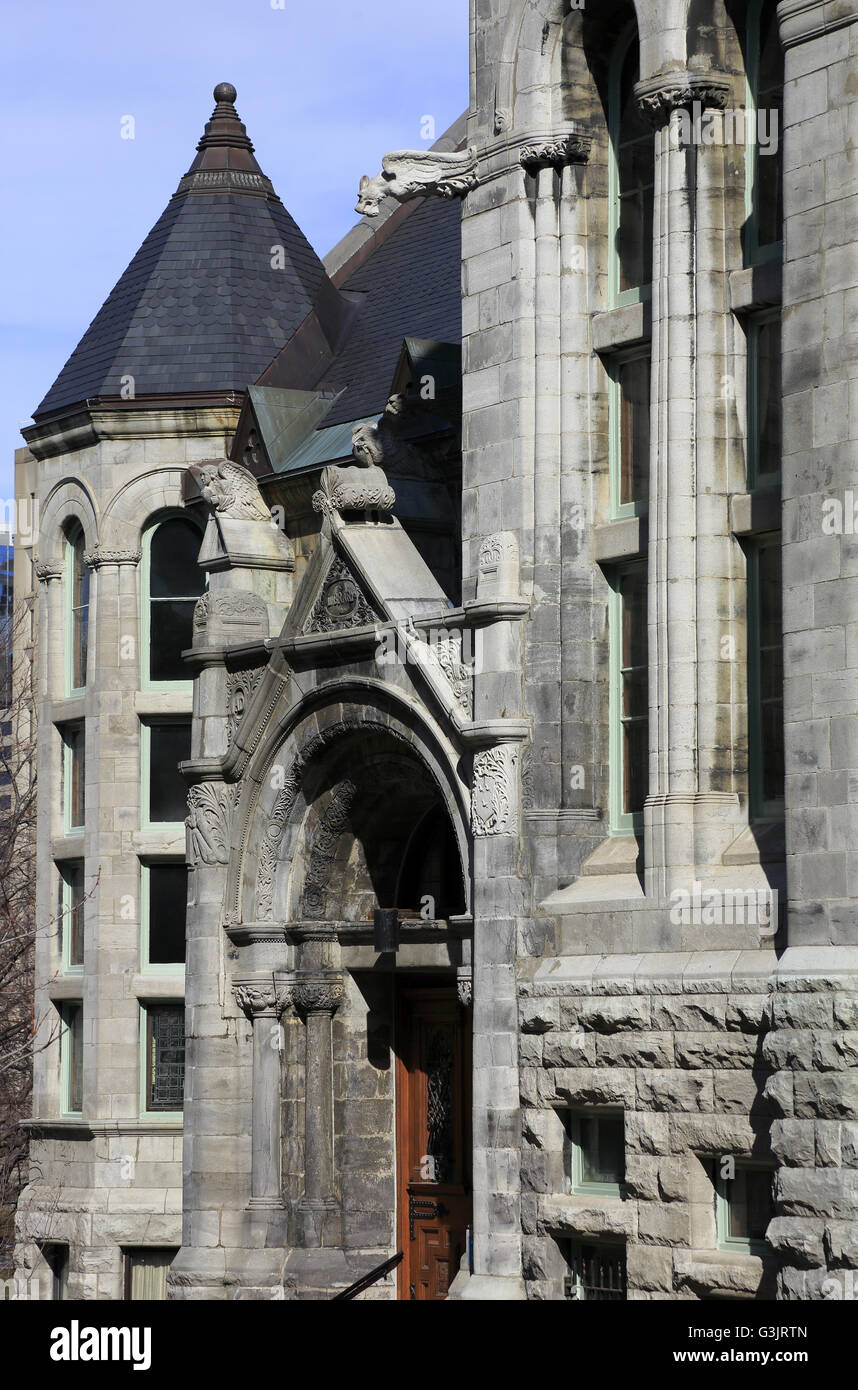 The Redpath Library in McGill University,Montreal,Quebec,Canada Stock ...