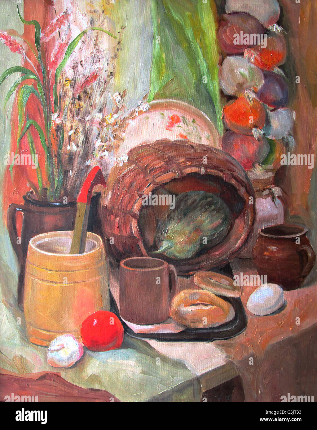 Country still life Stock Photo - Alamy