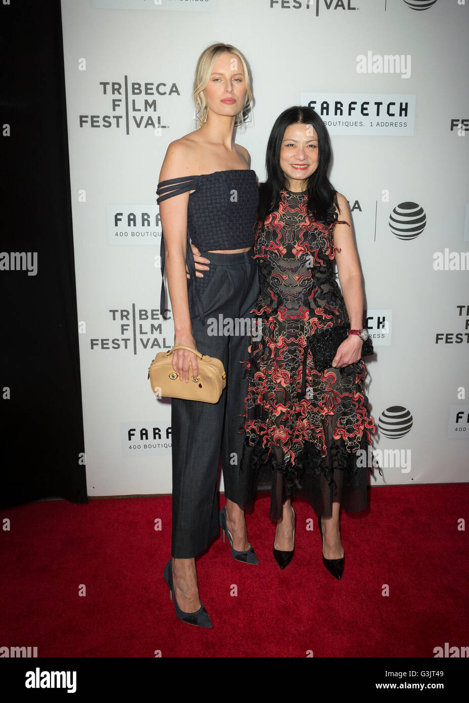 New York, United States. 13th Apr, 2016. Karolina Kurkova and Vivienne ...