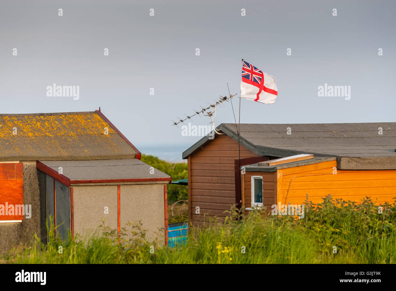 Portland bill beach hut hi-res stock photography and images - Alamy