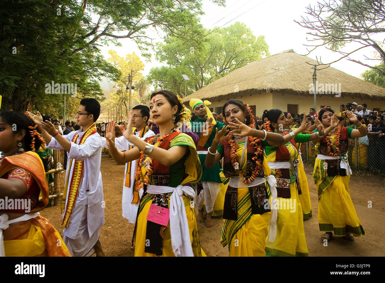 Bolpur, India. 11th Mar, 2009. Every year in the beginning of spring ...