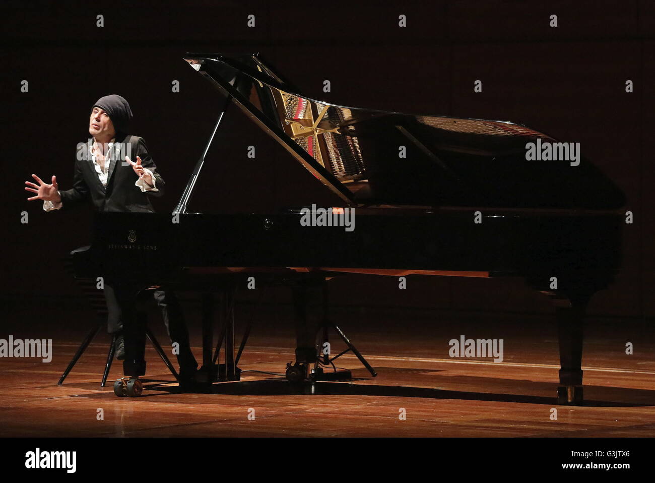 Turin, Italy. 27th Apr, 2016. The Italian composer and classical ...