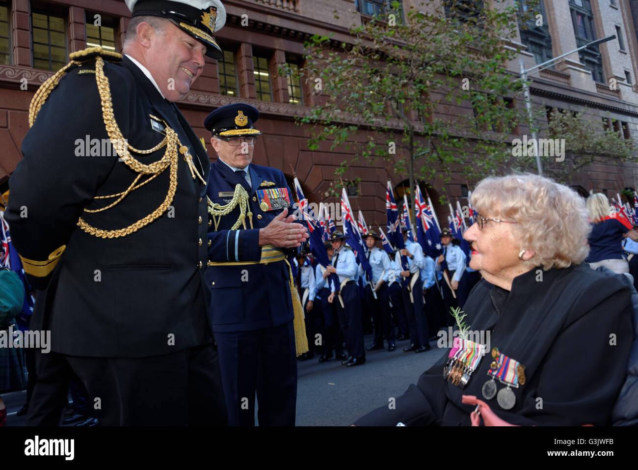 Sydney, Australia. 25th Apr, 2016. Rear Admiral Stuart Mayer CSC & Bar ...