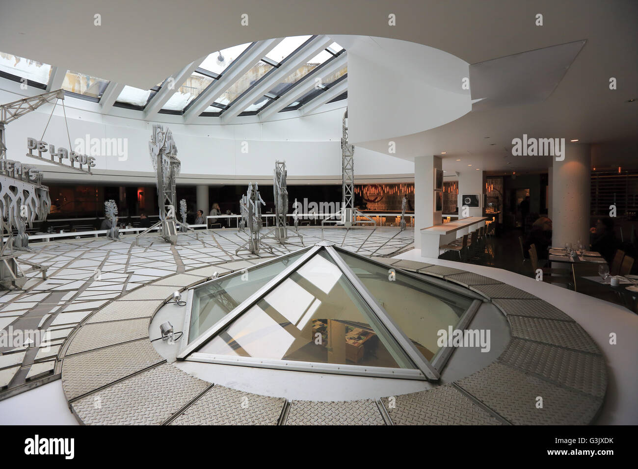 Interior view of Place des Arts, the major performing arts center in ...