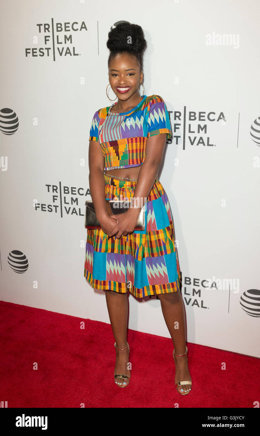 New York, United States. 20th Apr, 2016. Lovie Simone attends premiere ...