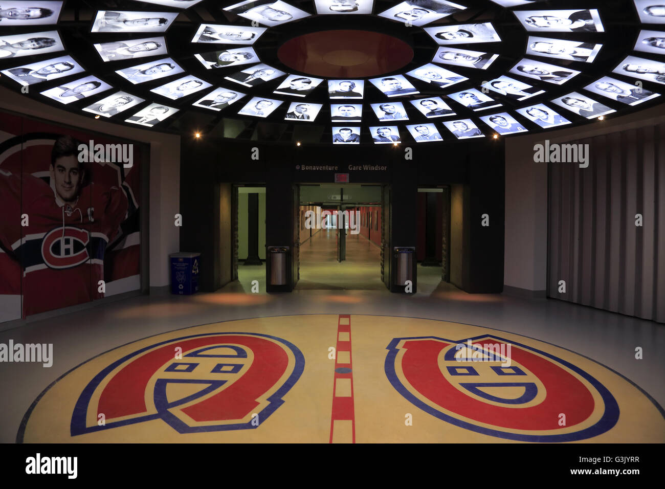 Interior view of Centre Bell aka Bell Center home of National Hockey ...