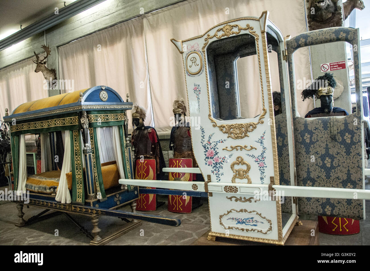 Rome, Italy. 17th Apr, 2016. Medieval commemoration at the Exhibition ...