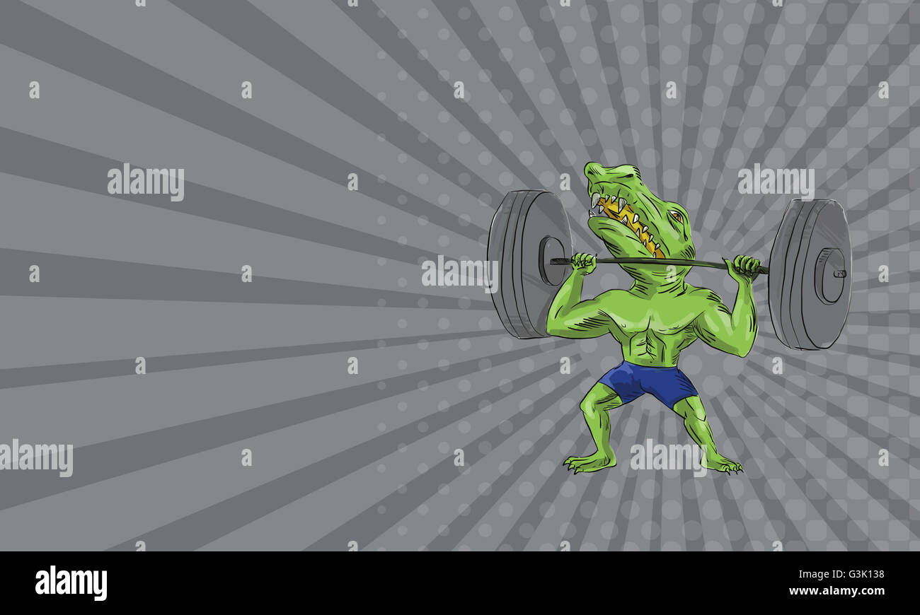 Business card showing illustration of Sobek also called Sebek, Sochet ...