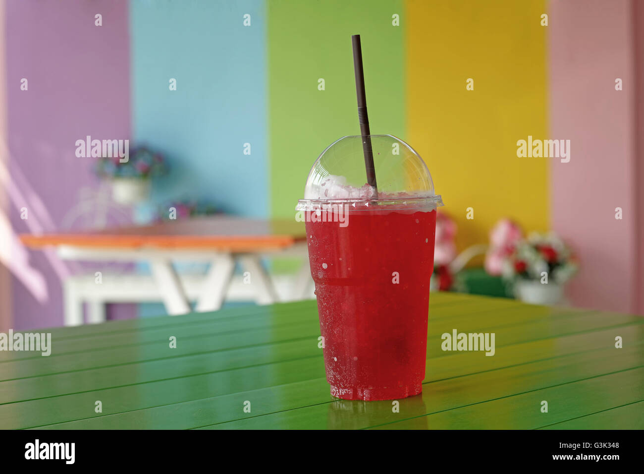 Drink red syrup juice lemonade hi-res stock photography and images - Alamy