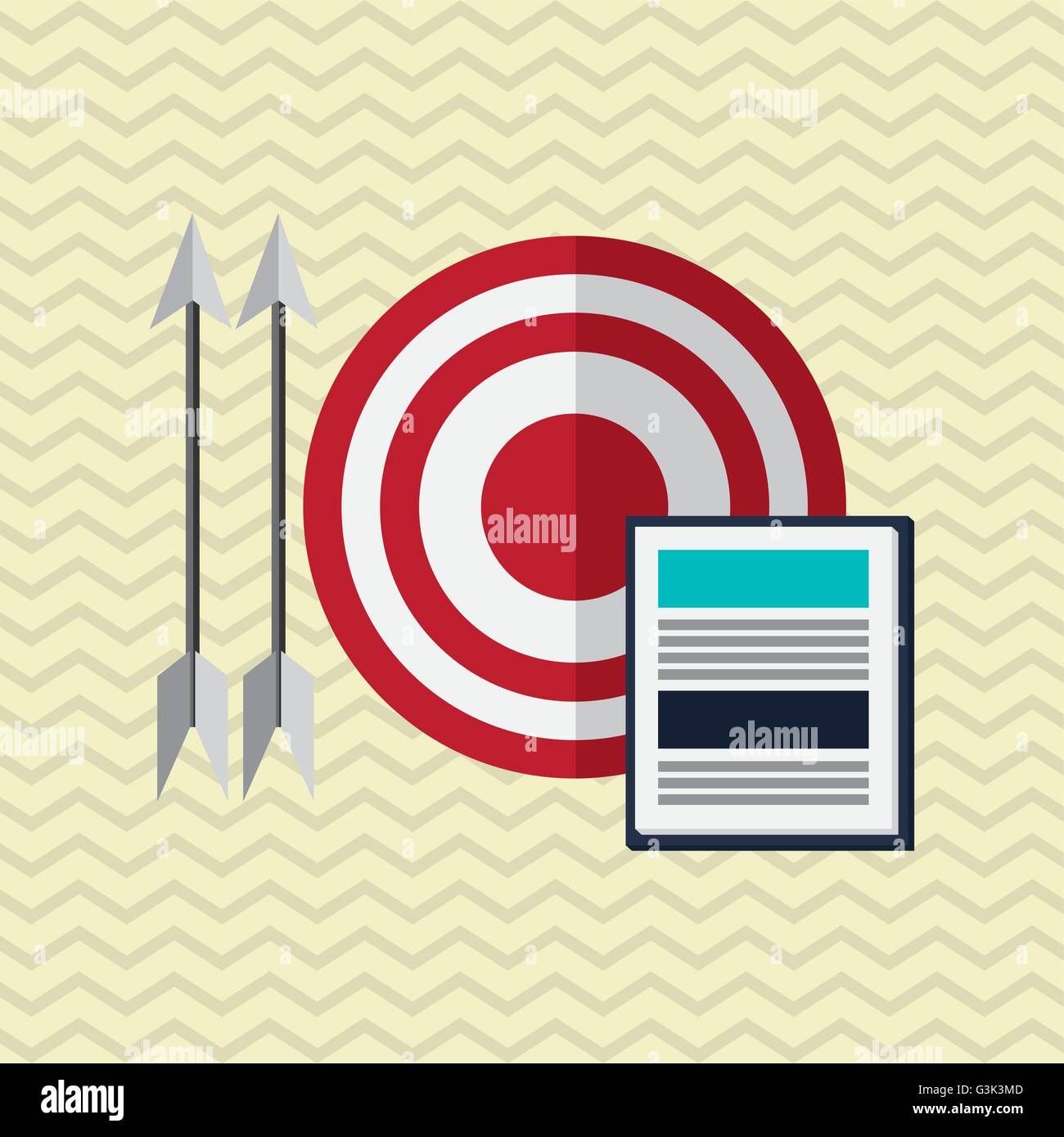 target design. arrow icon. Colorfull illustration, vector graphi Stock ...