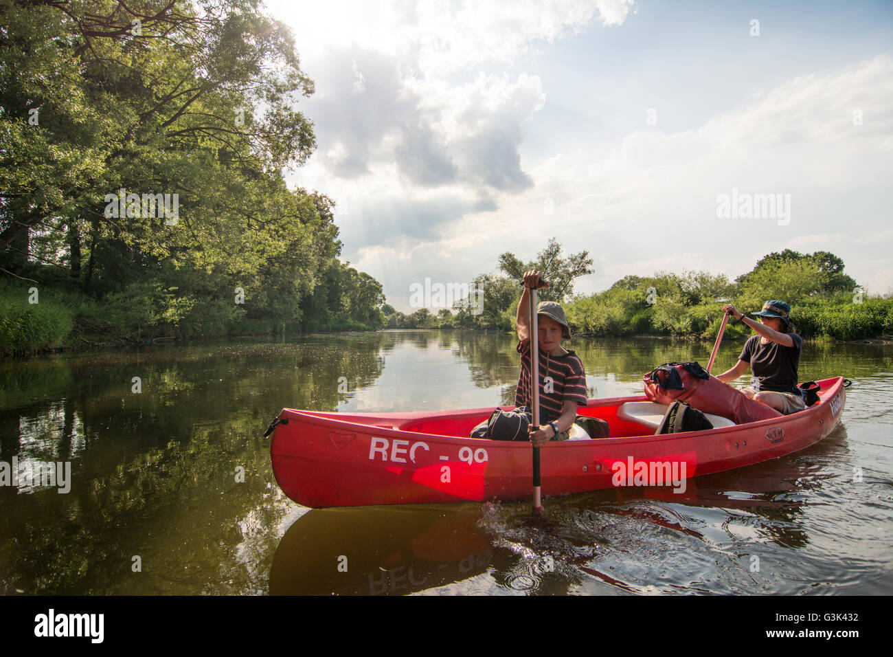 River regen in nature reserve regentalaue hi-res stock photography and ...