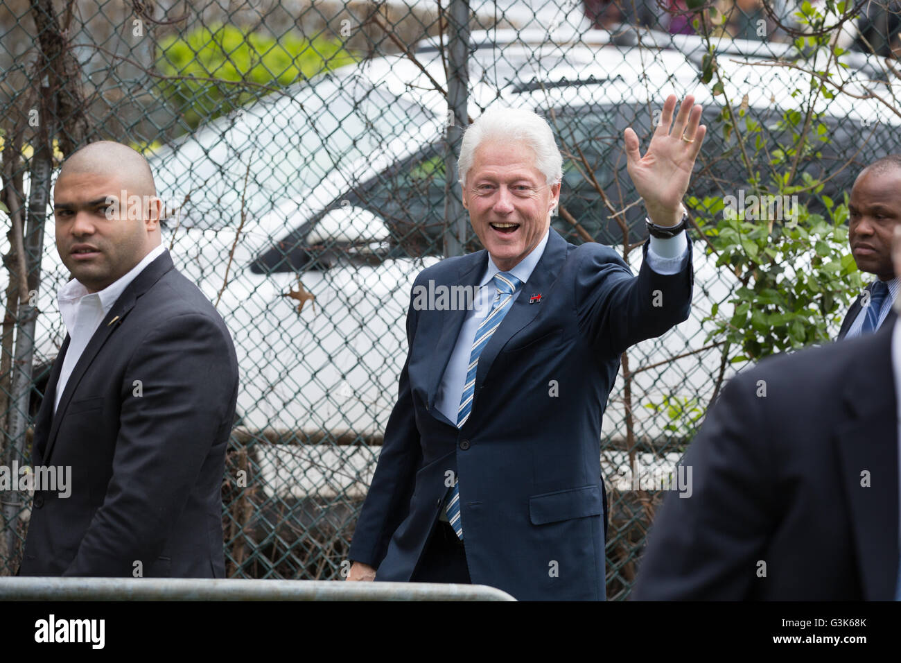 BLouise Wateridgerooklyn, United States. 11th Apr, 2016. Bill Clinton ...