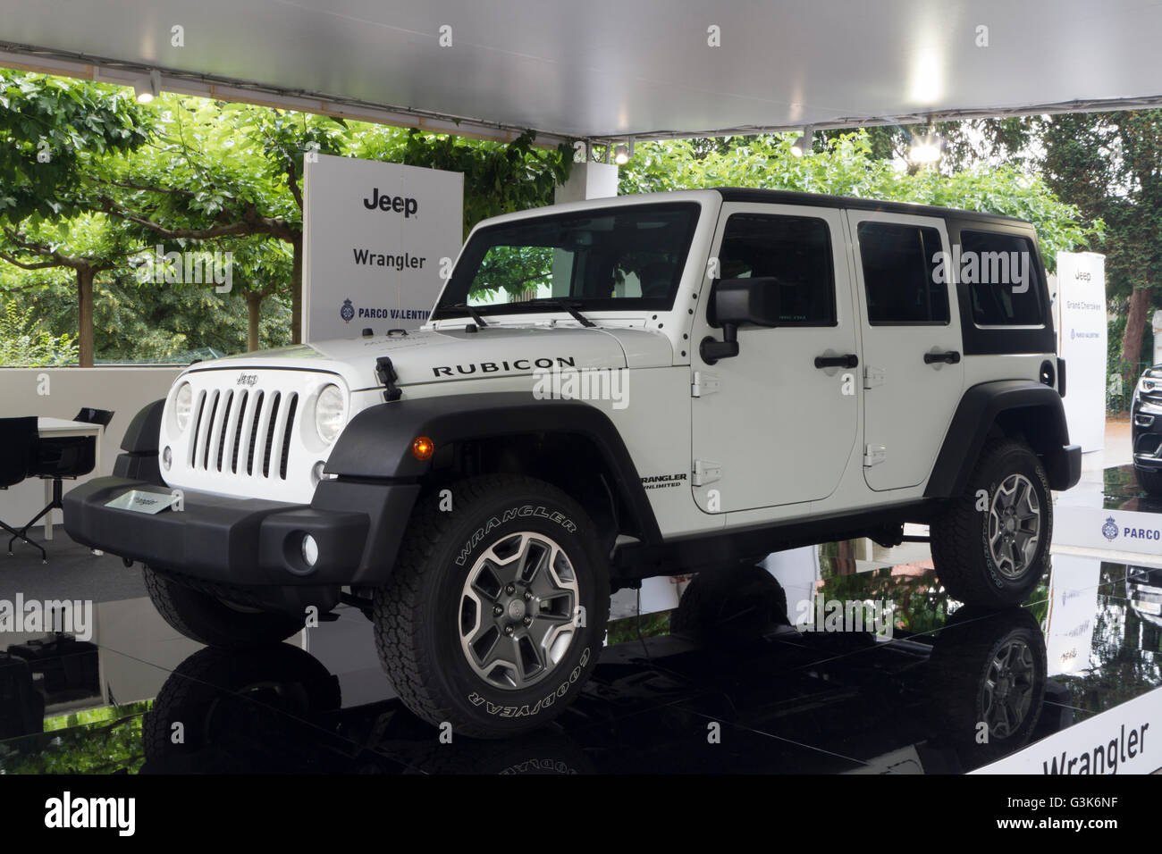 Turin, Italy. 08th June, 2016. Jeep Wrangler during the Parco Valentino ...