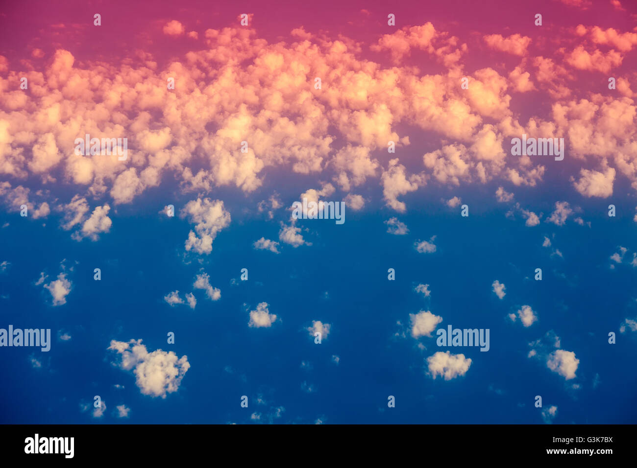 gradient colored cloudy sky Stock Photo - Alamy