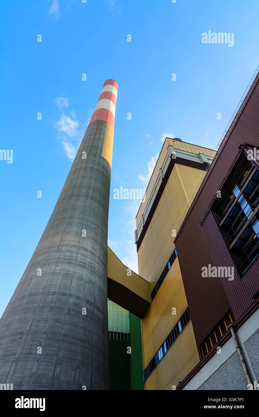 Simmering power station of Vienna Ernergie : Combined power plant block ...