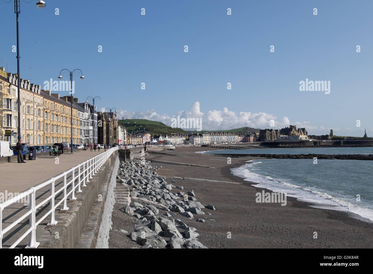 Aberystwyth sea front Stock Photo - Alamy