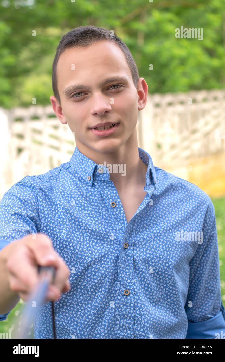 Selfie face hi-res stock photography and images - Alamy