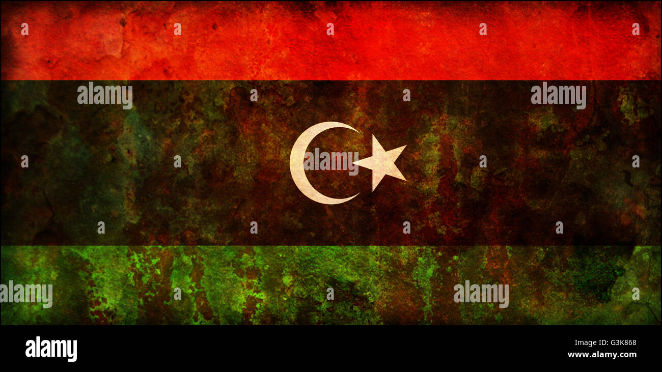 Old libya flag hi-res stock photography and images - Alamy