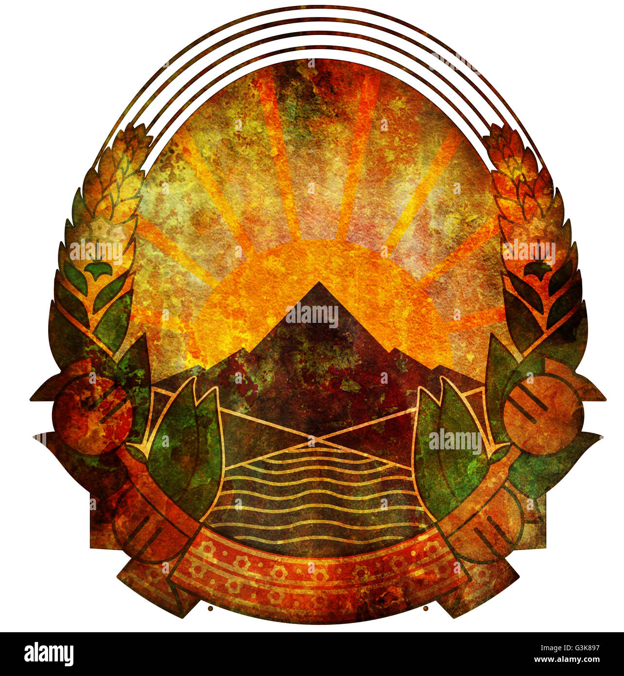 Coat of arms of macedonia hi-res stock photography and images - Alamy