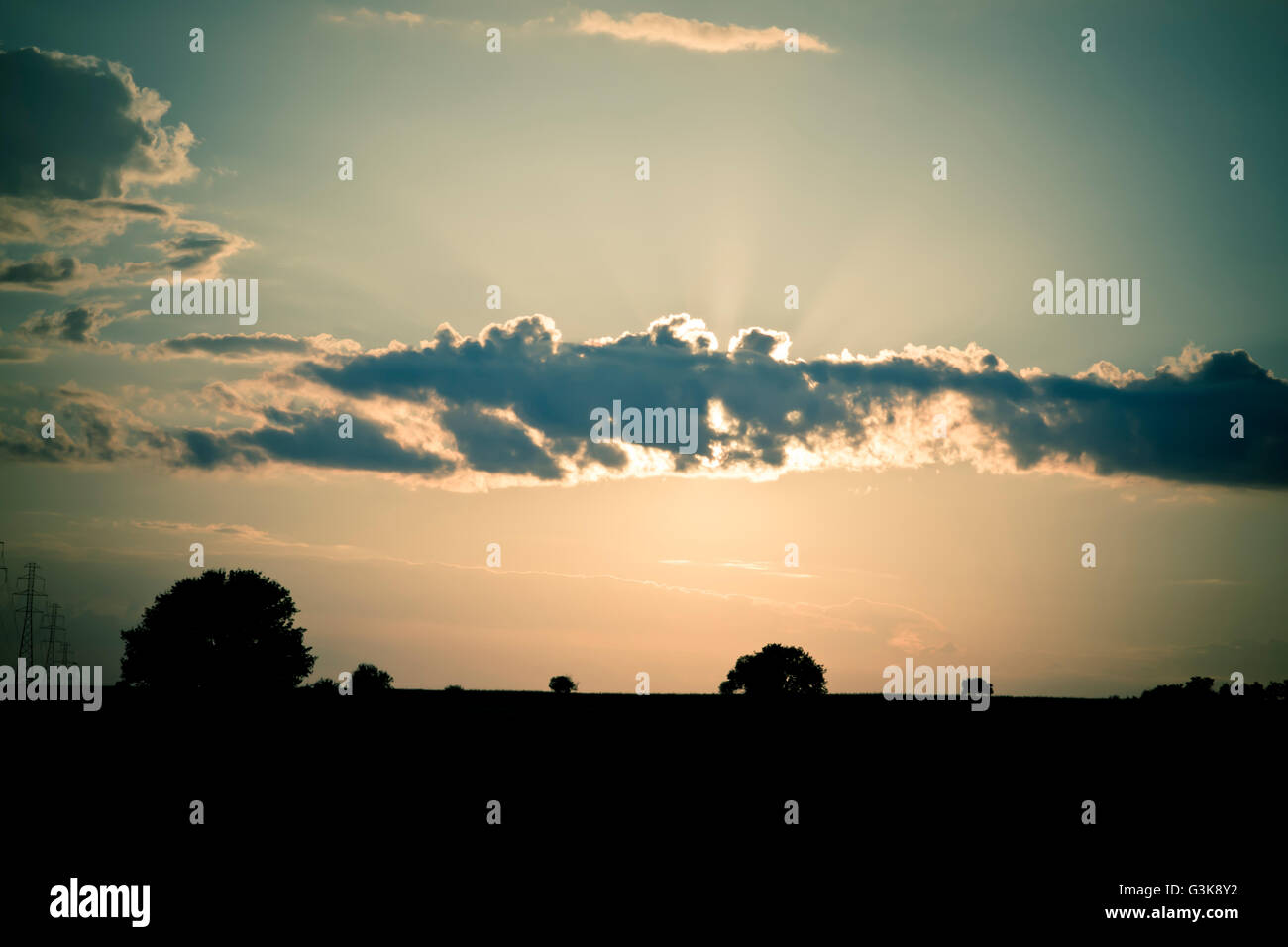 good looking clouds during good weather cumulus Stock Photo - Alamy